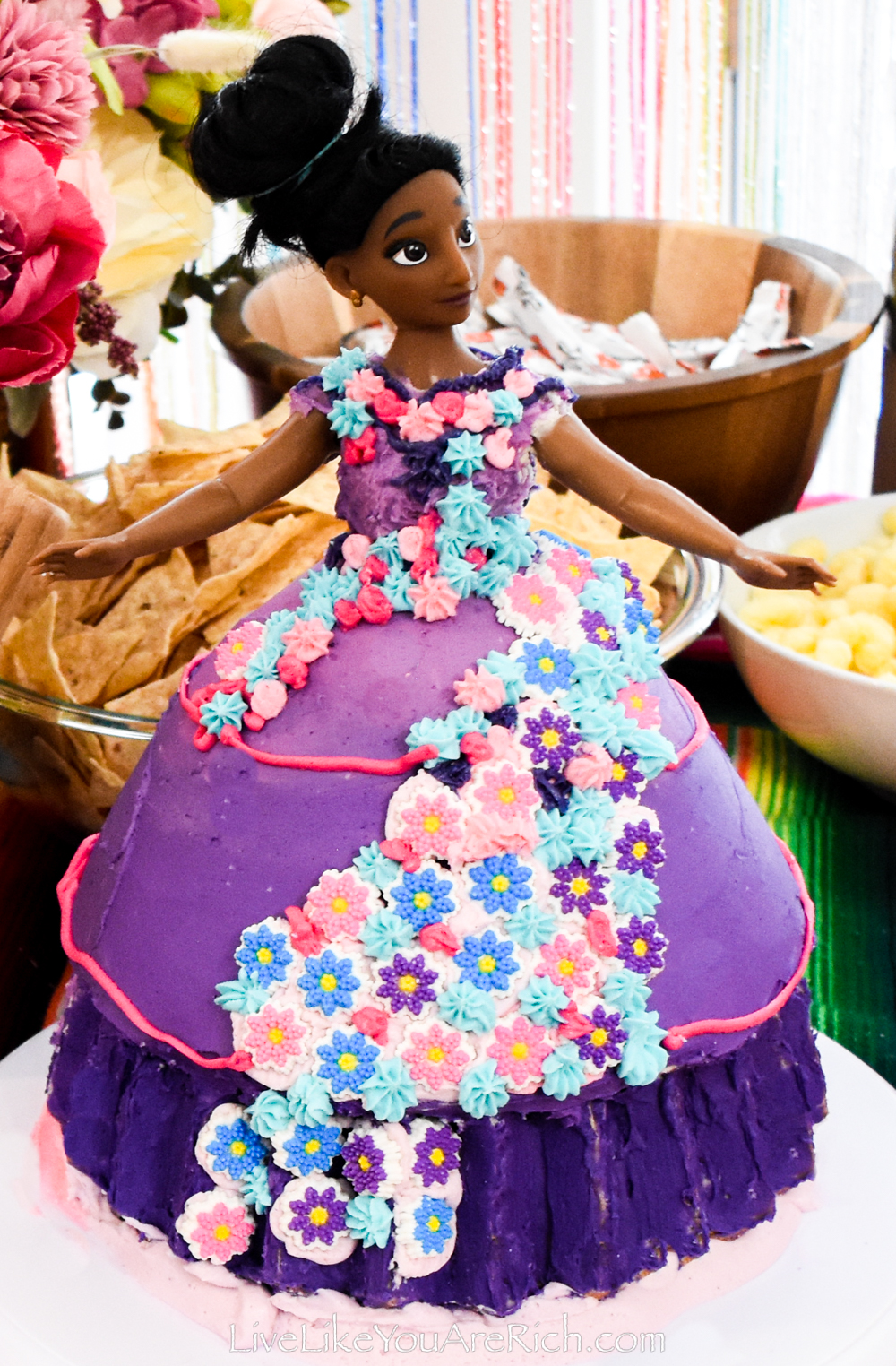 Isabela Barbie Encanto Cake-6 - Live Like You Are Rich