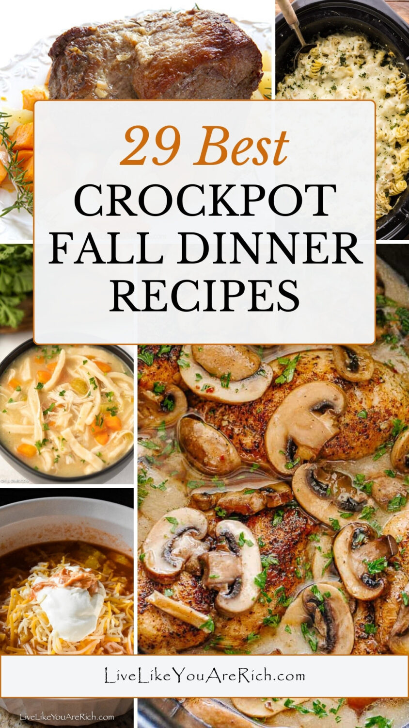 29 Best Crockpot Fall Recipes - Live Like You Are Rich