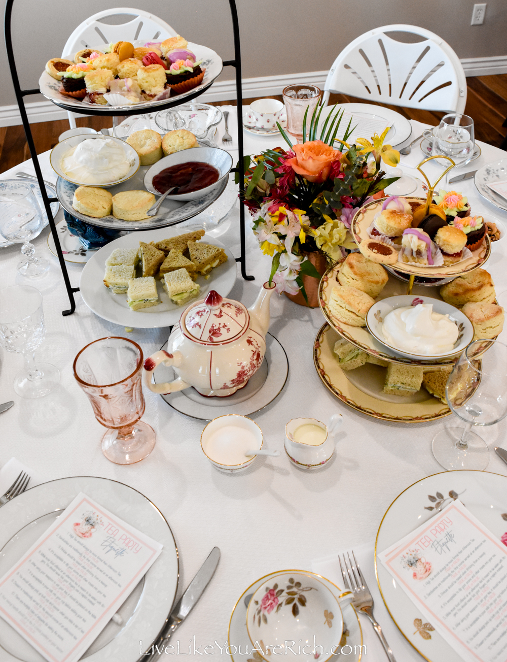 Victorian Afternoon Tea Bridal Shower-104 - Live Like You Are Rich
