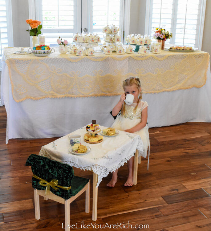 Authentic Afternoon Tea Bridal Shower - Live Like You Are Rich