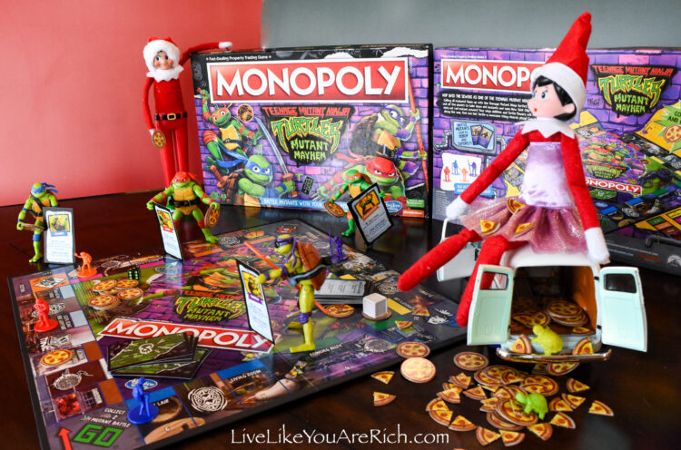 Elf on the Shelf: Teenage Mutant Ninja Turtles Monopoly - Live Like You ...