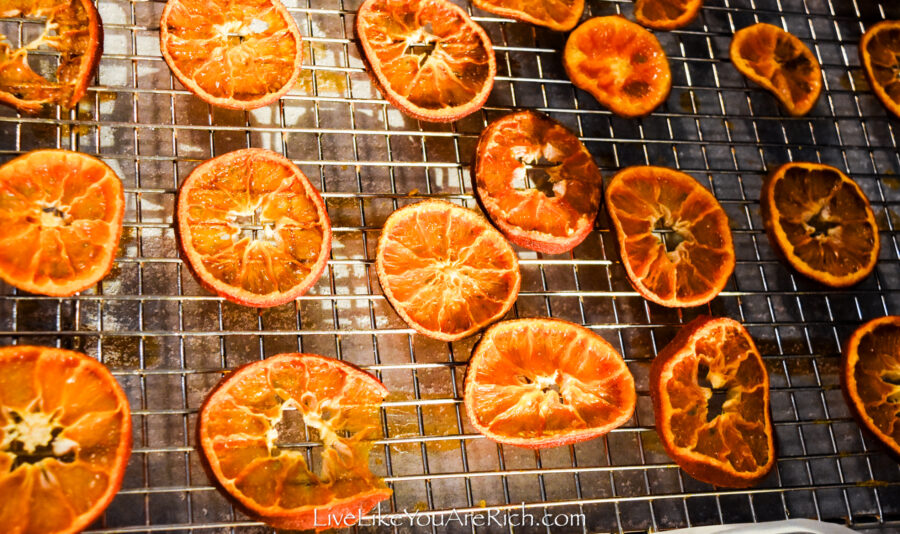 How to Dry Clementine Slices - Live Like You Are Rich