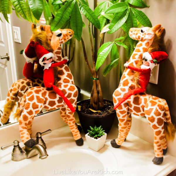 Fun Elf on the Shelf Ideas - Live Like You Are Rich