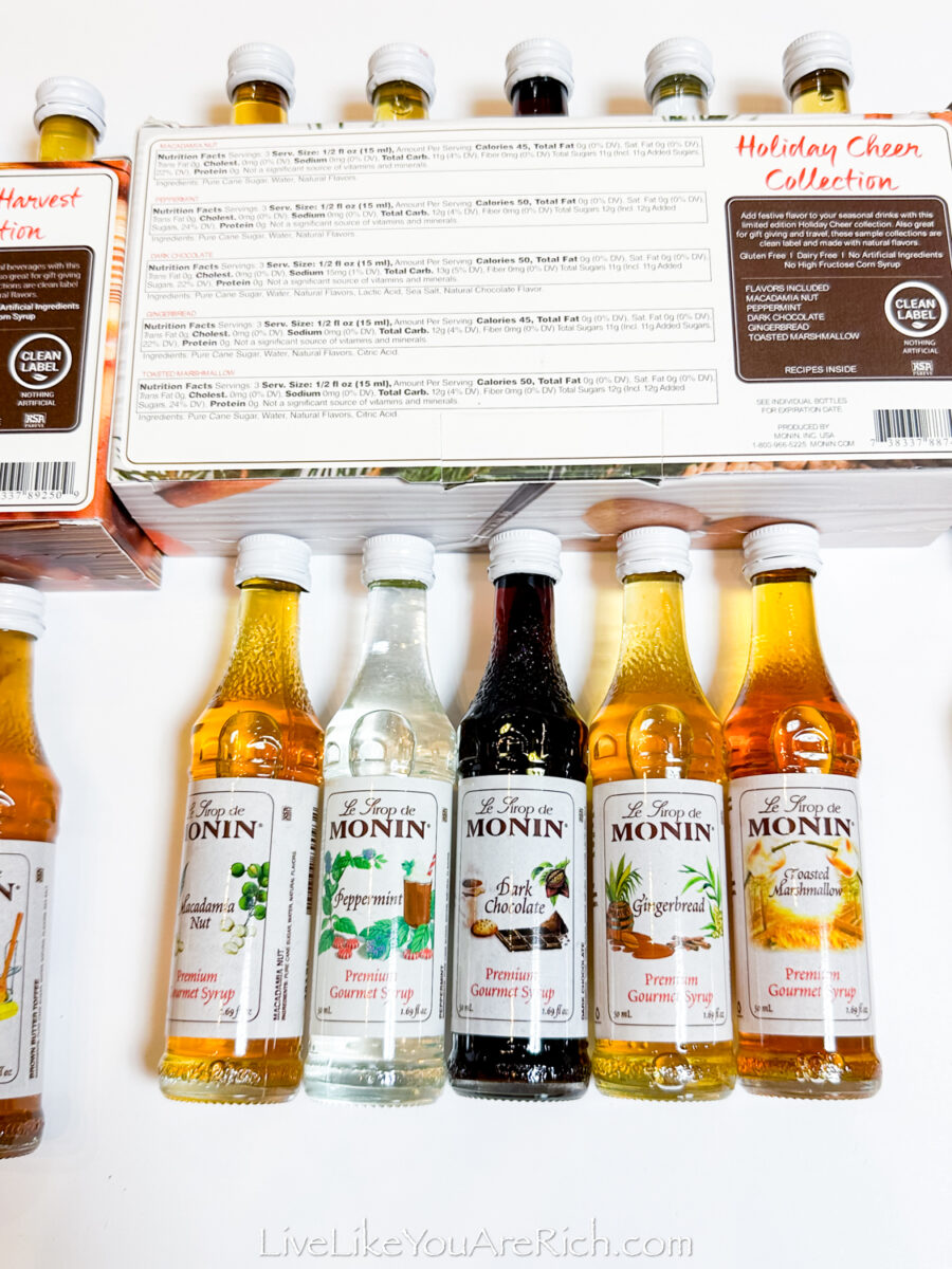 Neighbor Christmas Gift: Mini Gourmet Flavoring - Live Like You Are Rich