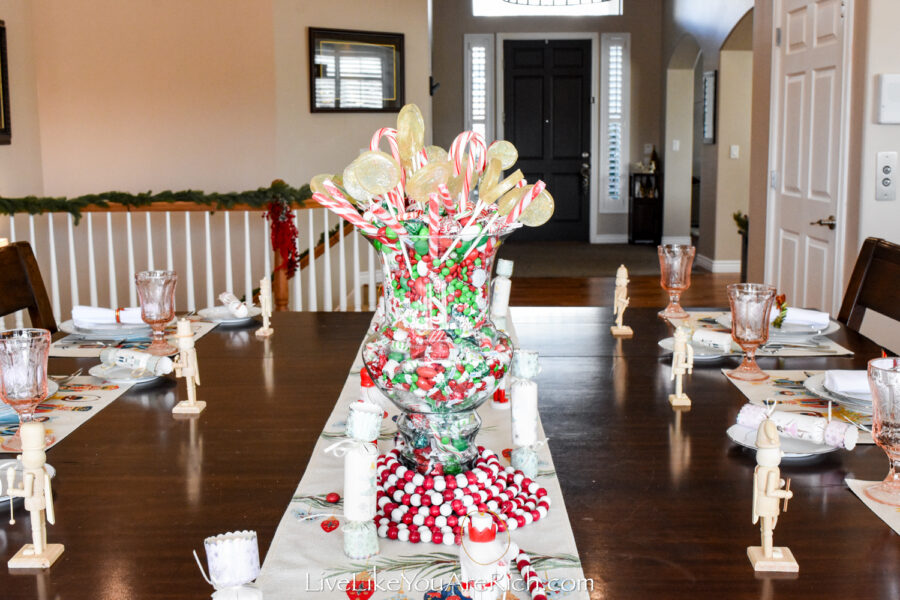Nutcracker Tablescape - Live Like You Are Rich