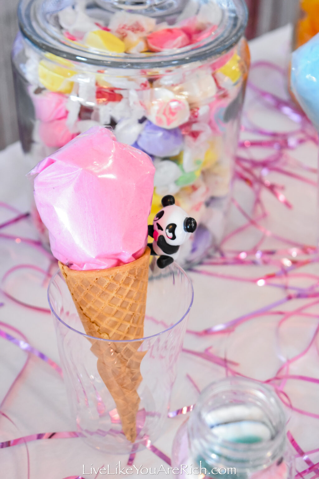 Kids' Birthday Party Candy Bar - Live Like You Are Rich