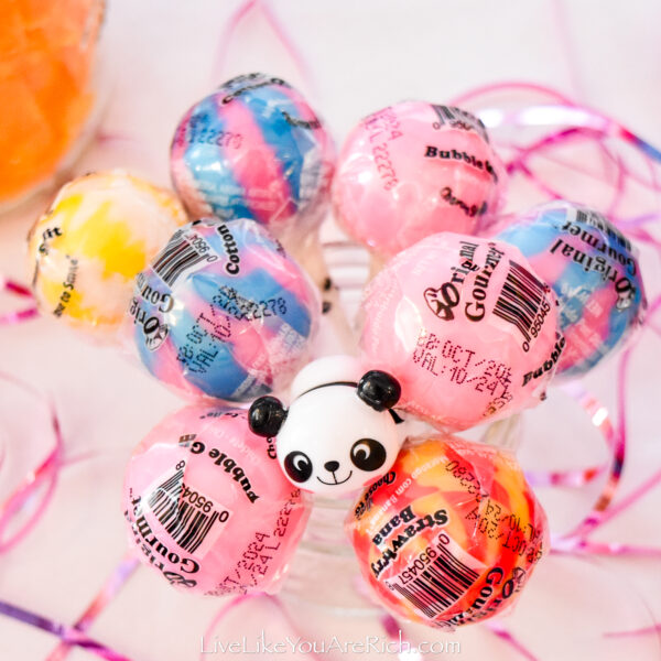 Kids' Birthday Party Candy Bar - Live Like You Are Rich