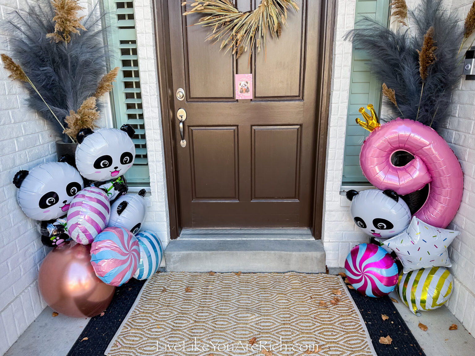 Panda Candy Birthday Party - Live Like You Are Rich
