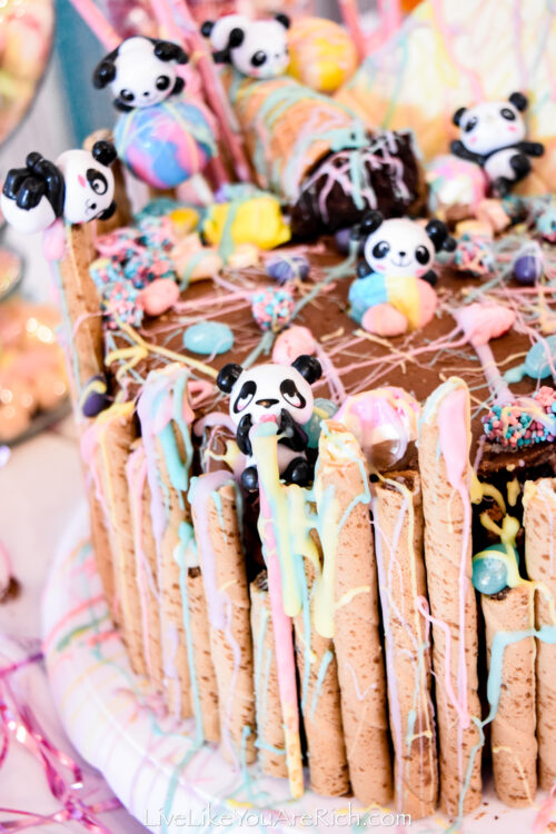 Panda Candy Chocolate Cake - Live Like You Are Rich