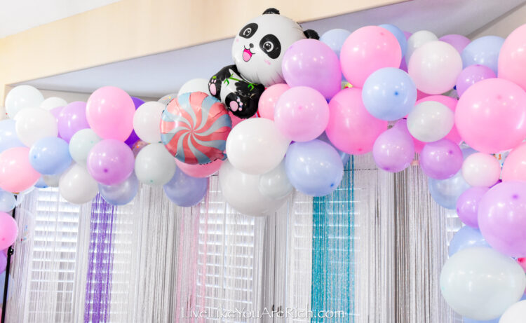 Panda Candy Birthday Party - Live Like You Are Rich