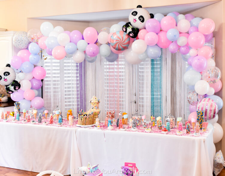 Panda Candy Birthday Party - Live Like You Are Rich