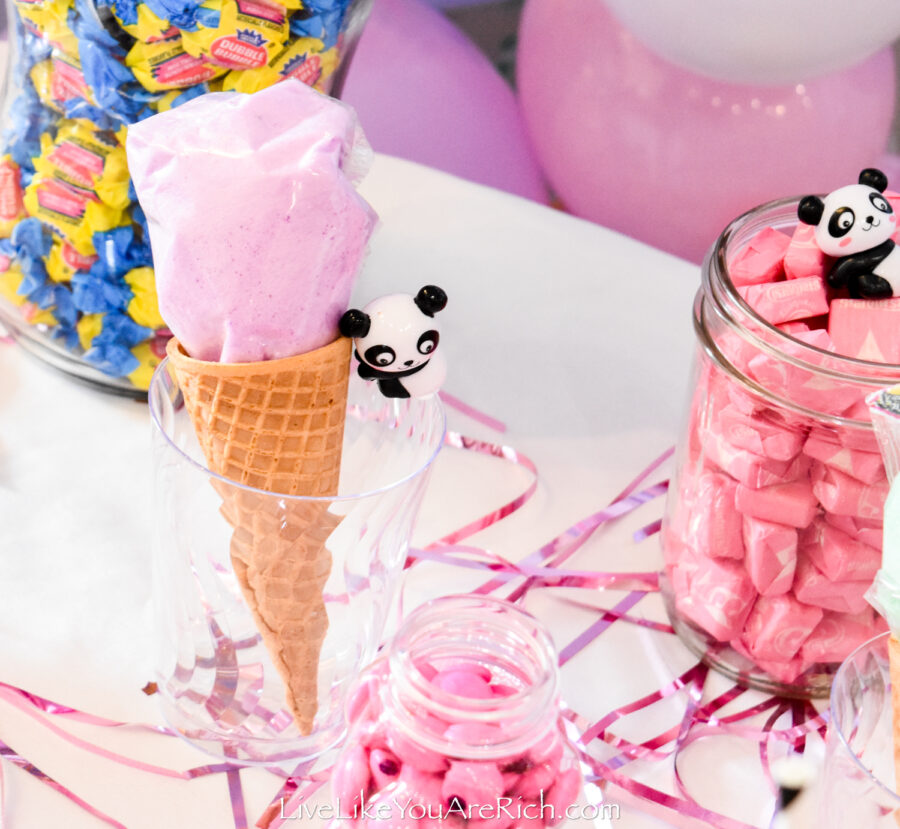 Kids' Birthday Party Candy Bar - Live Like You Are Rich