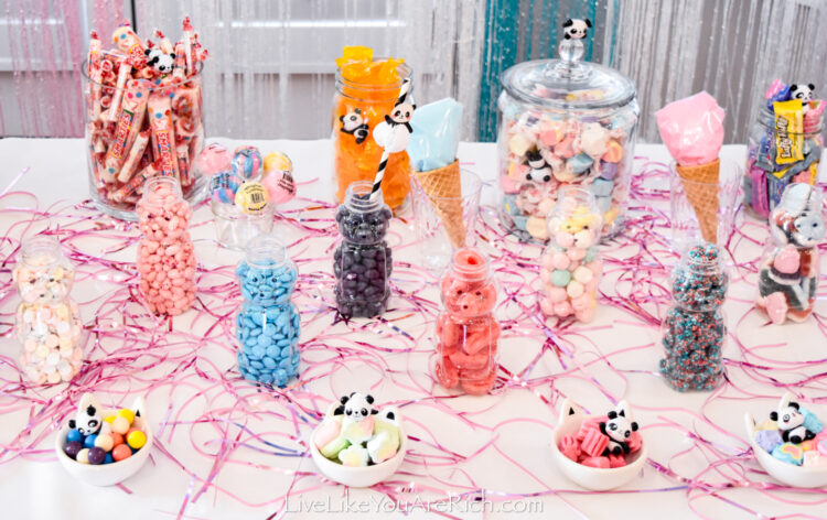 Panda Candy Birthday Party - Live Like You Are Rich