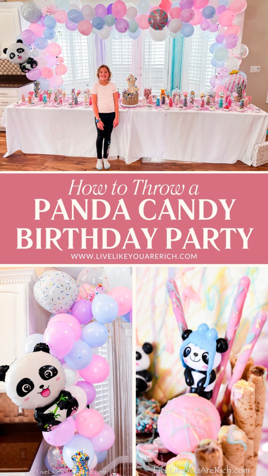 Panda Candy Birthday Party - Live Like You Are Rich