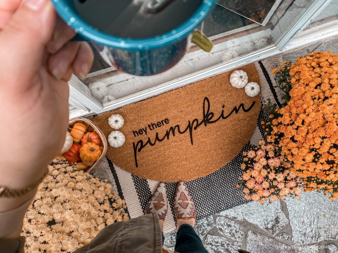 Fall Doormats - Live Like You Are Rich