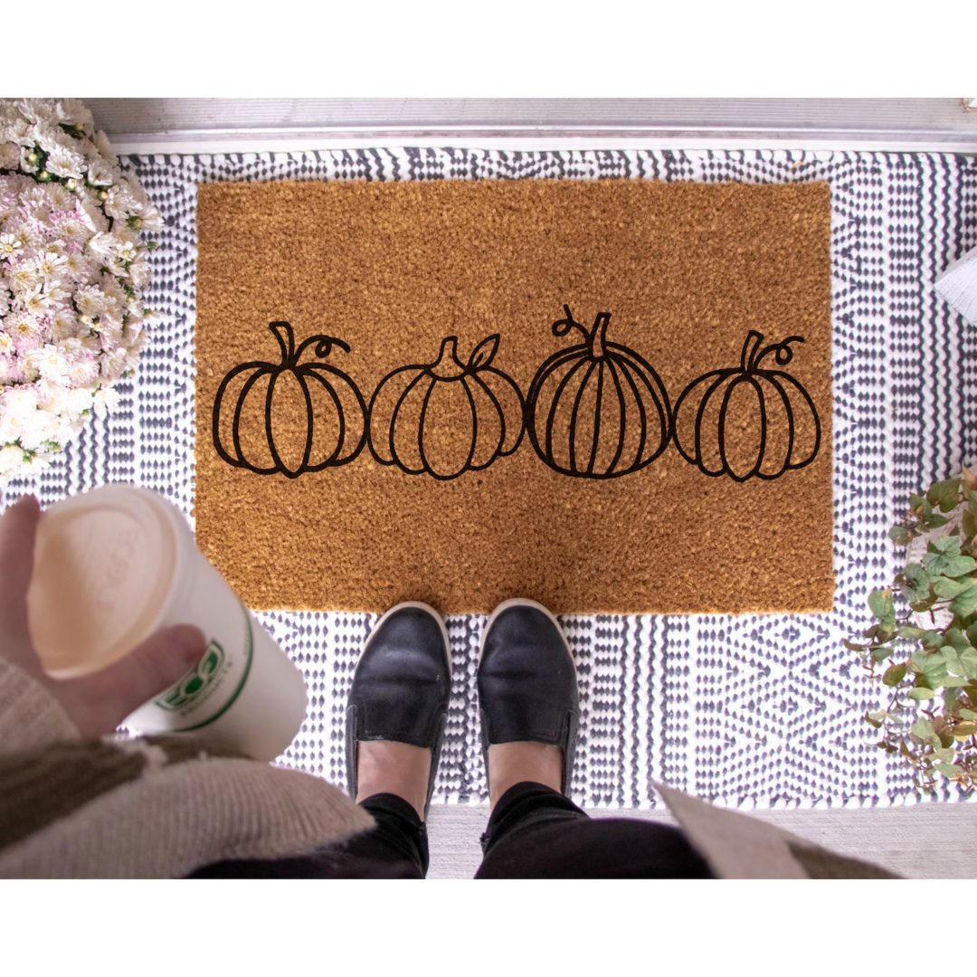 Fall Doormats - Live Like You Are Rich