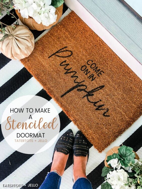 Fall Doormats - Live Like You Are Rich
