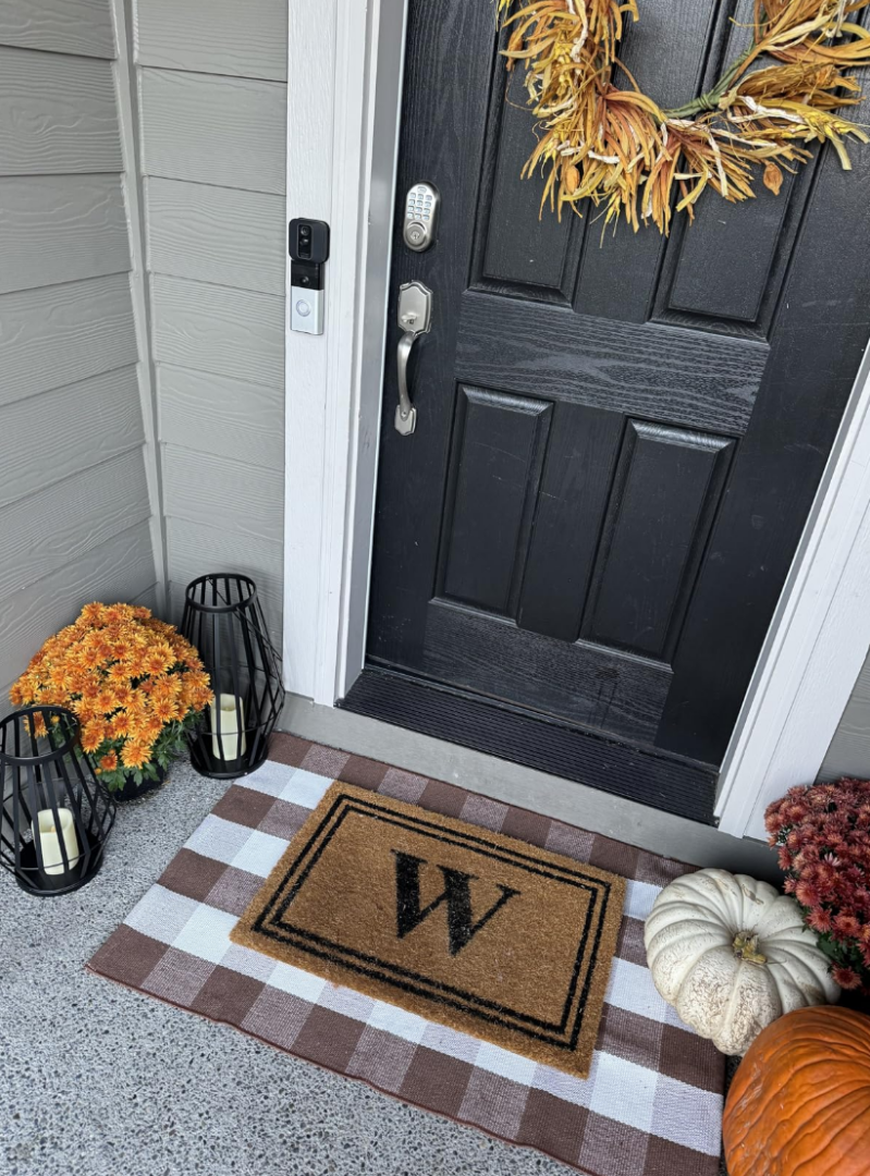Fall Doormats - Live Like You Are Rich