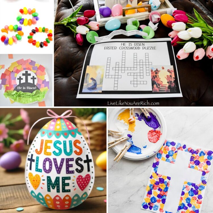 17 Christ-Centered Easter Crafts for Kids - Live Like You Are Rich