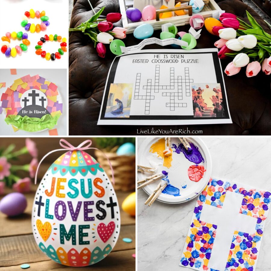 17 Christ-Centered Easter Crafts for Kids - Live Like You Are Rich