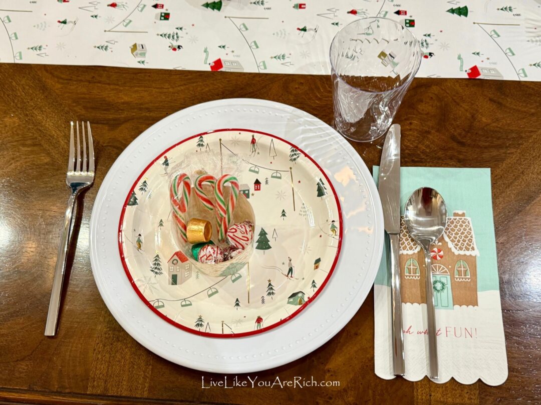 Oh What Fun Ski Chalet Tablescape - Live Like You Are Rich